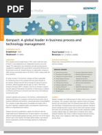Genpact Company Profile | PDF | Analytics | General Electric