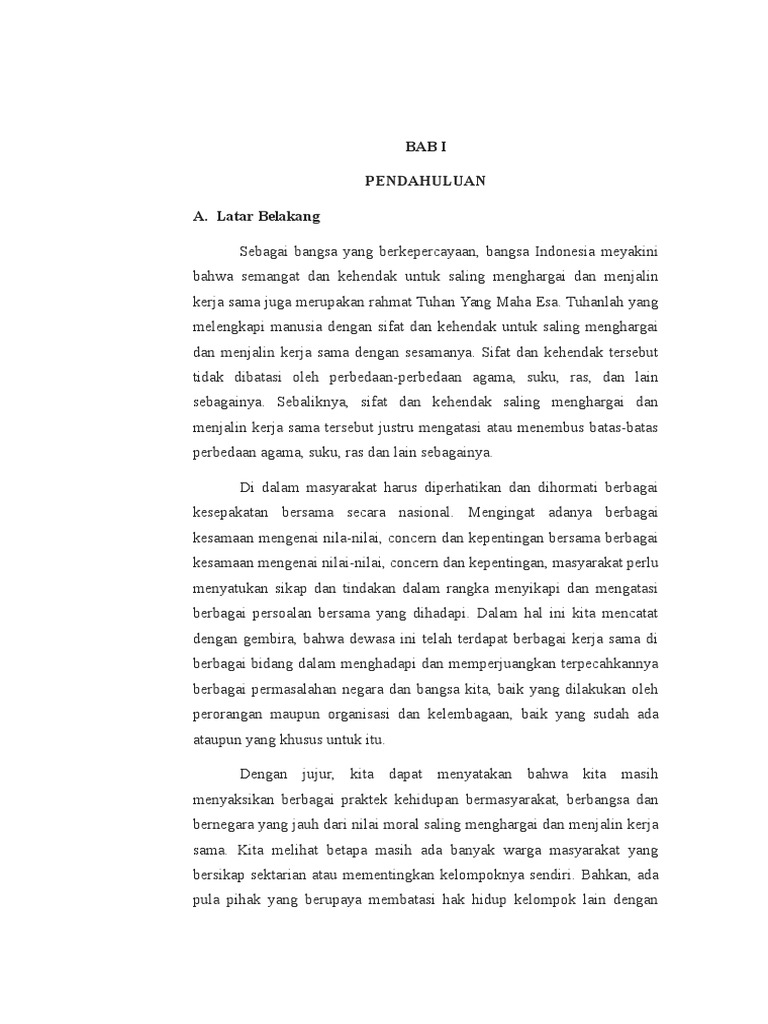 Nilai Saling Menghargai dan Kerja Sama | PDF