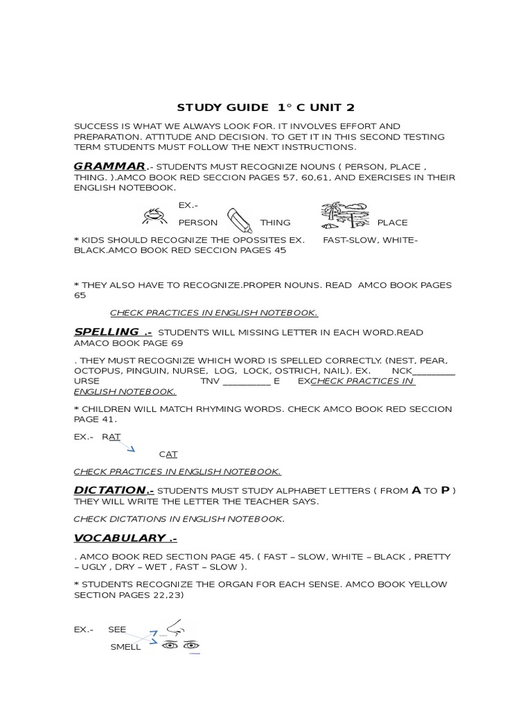 1st C. Study Guide Unit 2-1 | PDF | Human Communication | Cognitive Science