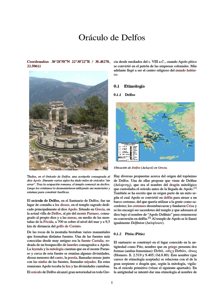 Oráculo de Delfos | Delphi | Apolo