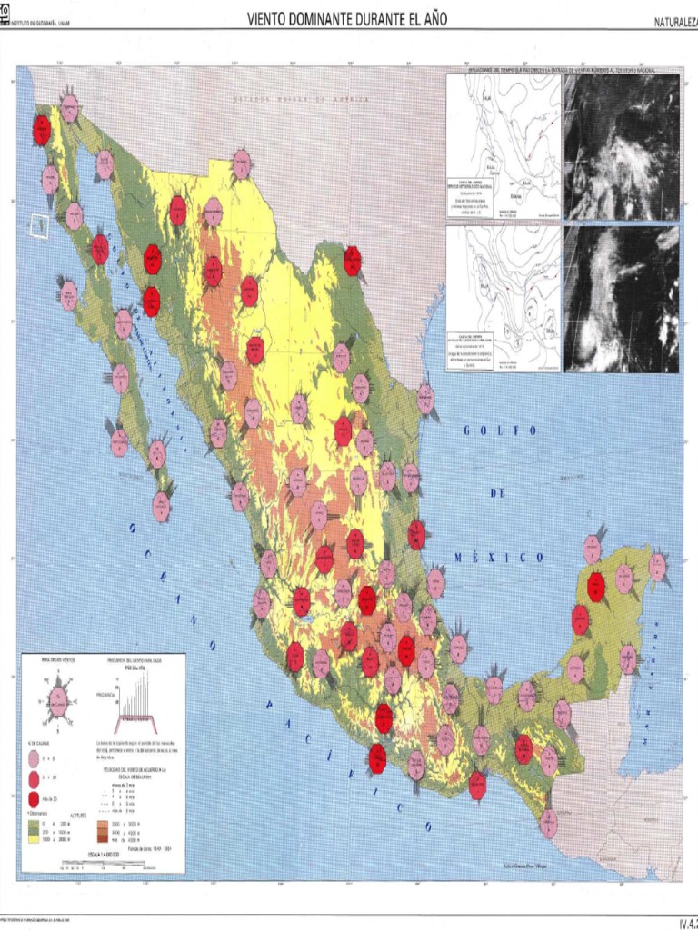Mapa de Vientos Dominantes Mexico | PDF