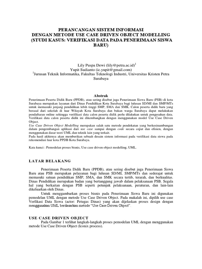 Use Case - Full Paper PDF | PDF