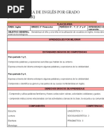 Planeacion de Ingles Por Grado de Primaria | PDF | Aprendizaje | Idioma ...