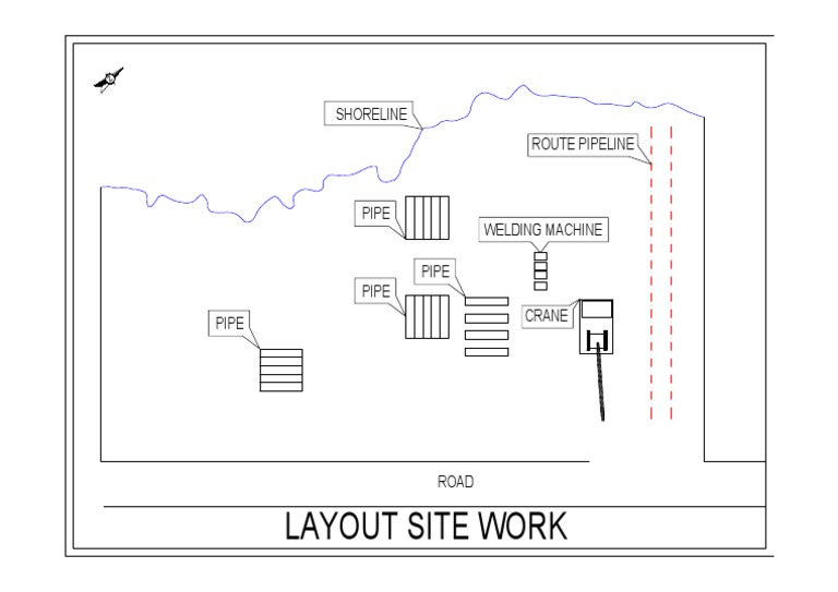 Layout Site Work: Shoreline Route Pipeline | PDF