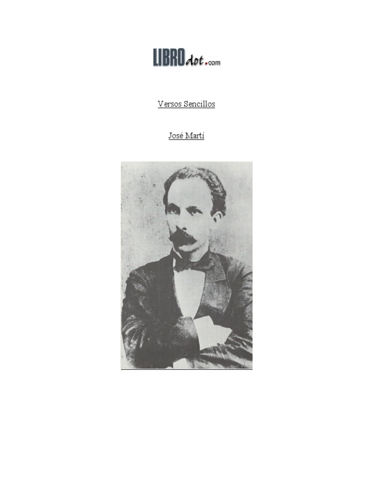 Martí, José - Versos Sencillos PDF | PDF | Pinturas | Amor