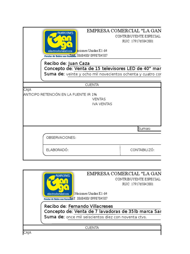 Comprobantes Ingreso Egreso 171819 | PDF | Servicios financieros | Bancario