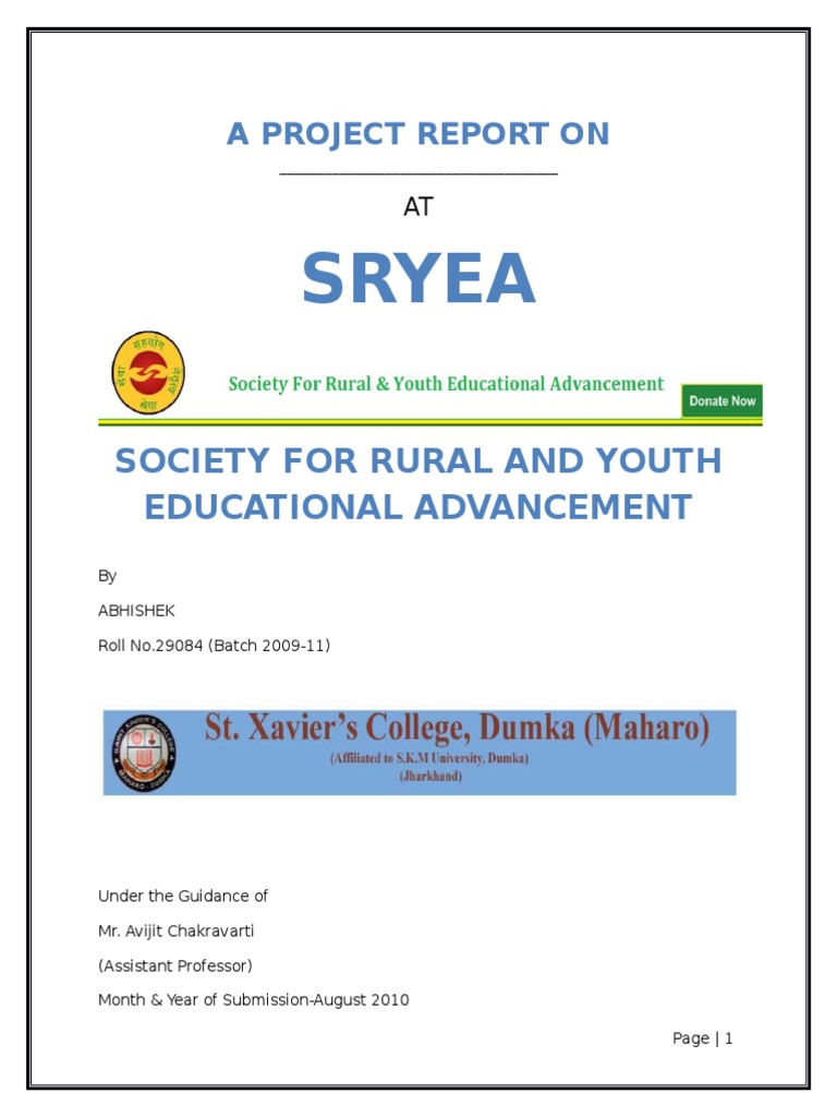 A Project Report On ngo | Non Governmental Organization | Public Sphere