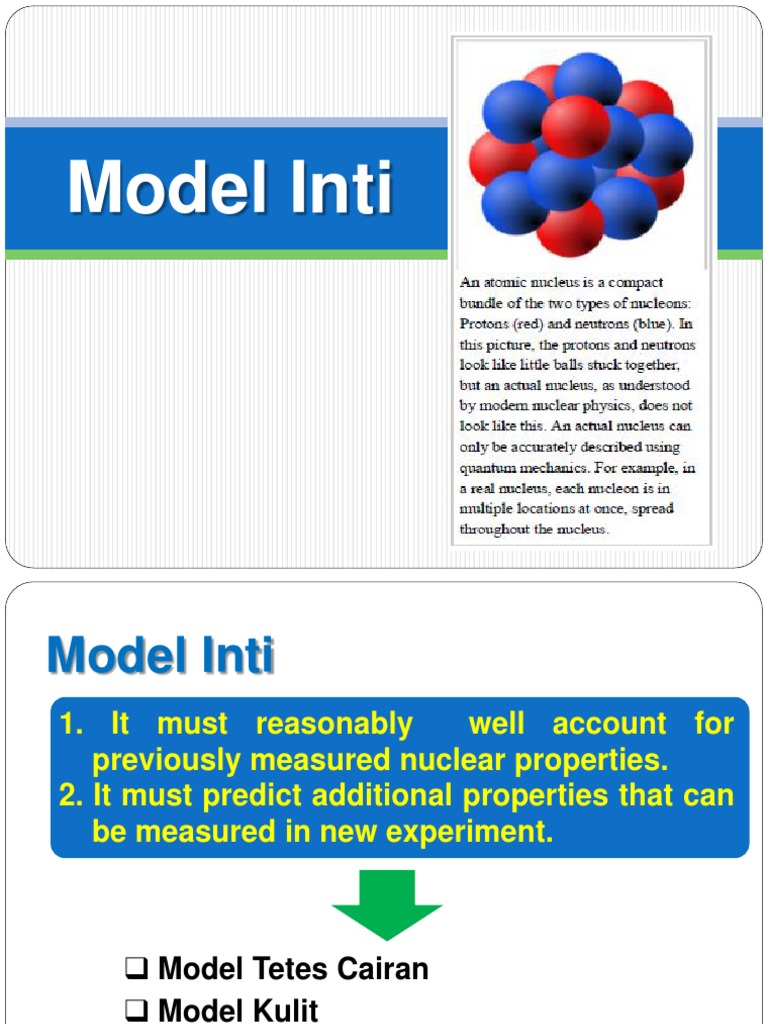 Model Inti: Tetes Cairan & Kulit | PDF