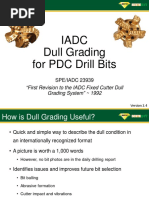 PDC Bit Dull Grading PDF | PDF | Drilling Rig | Geotechnical Engineering
