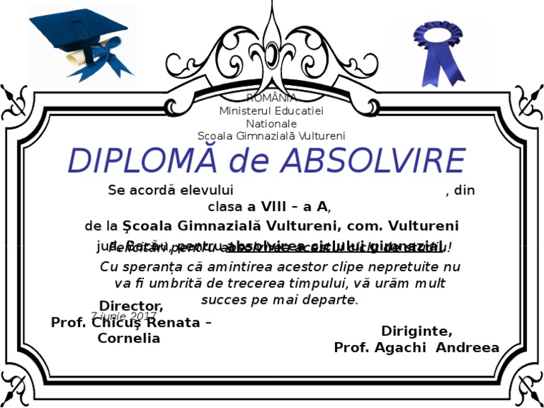 Diploma Absolvire | PDF