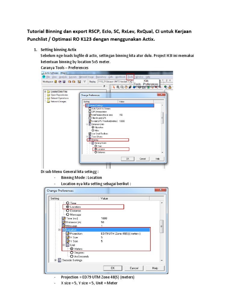 Tutorial Export - Binning Pakai Actix | PDF | Metode & Bahan Ajar | Komputer