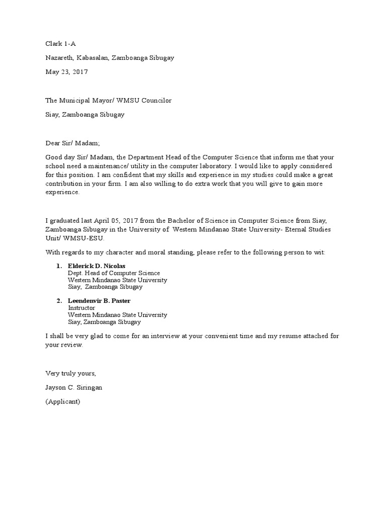 Elderick D. Nicolas: Dept. Head of Computer Science Western Mindanao ...