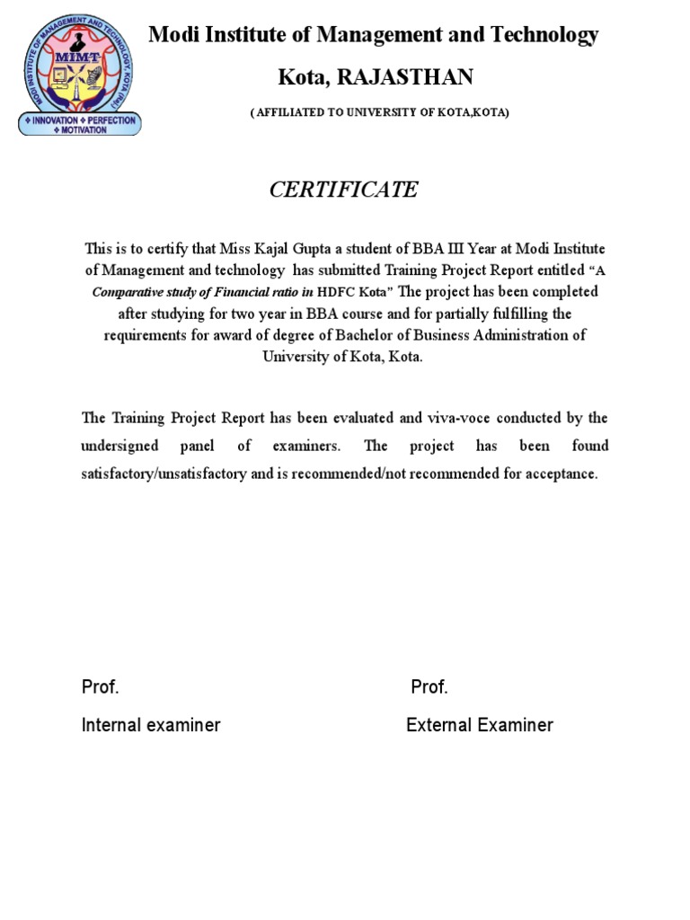 Modi Institute of Management and Technology Kota, Rajasthan ...