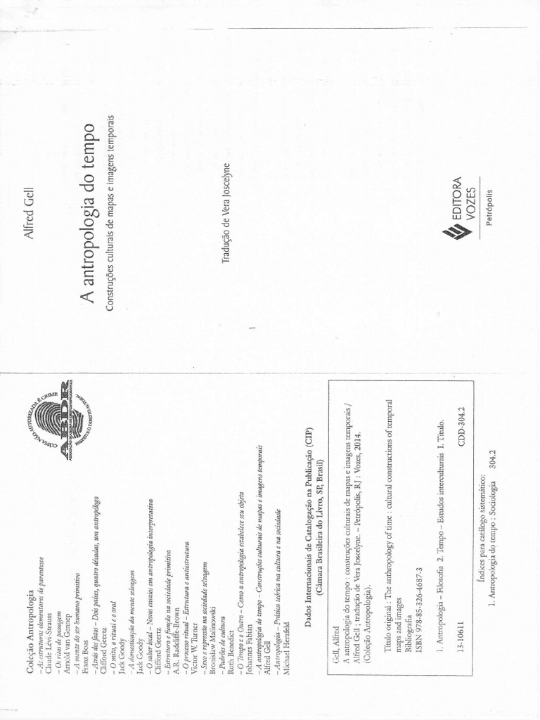 Alfred Gell - Antropologia Do Tempo PDF | PDF