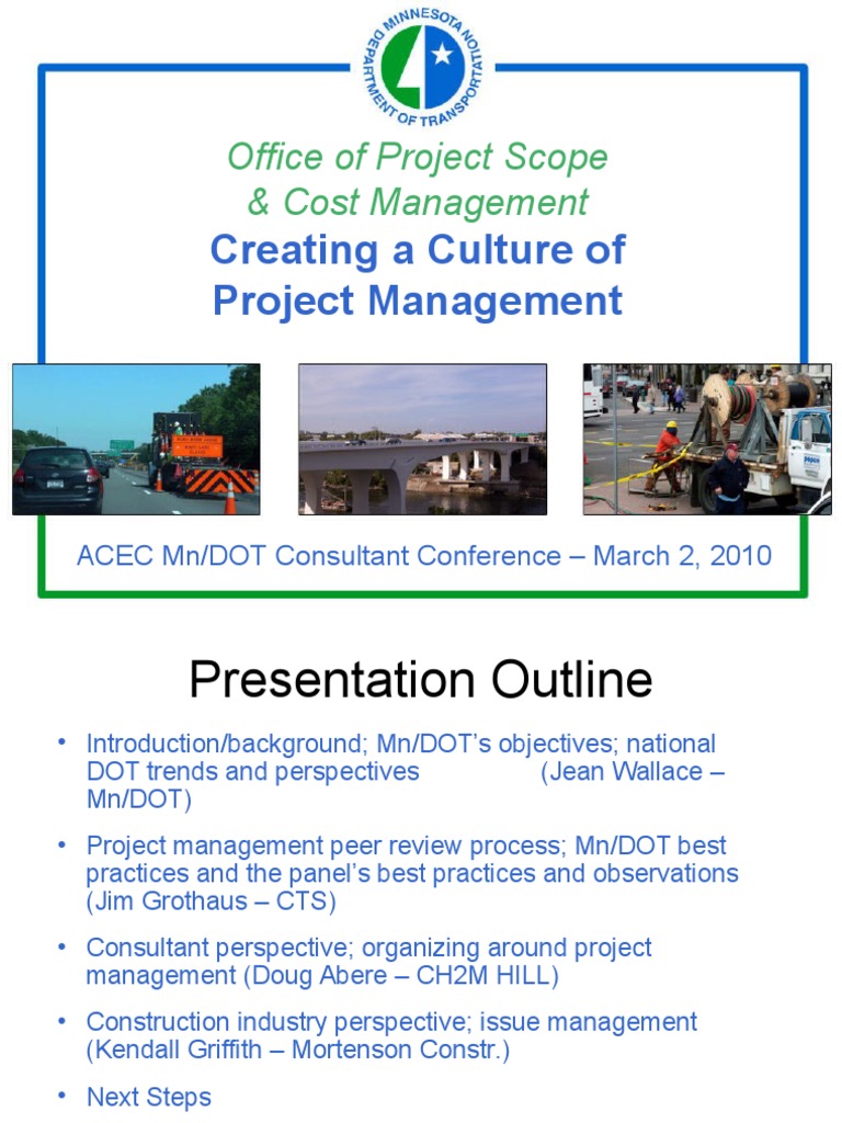 Creating A Culture of Project Management | PDF | Project Management ...
