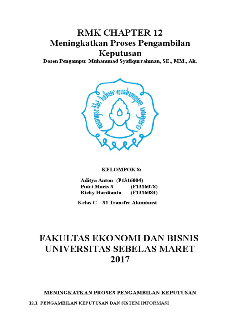 RMK Chapter 12 Kel 8 | PDF