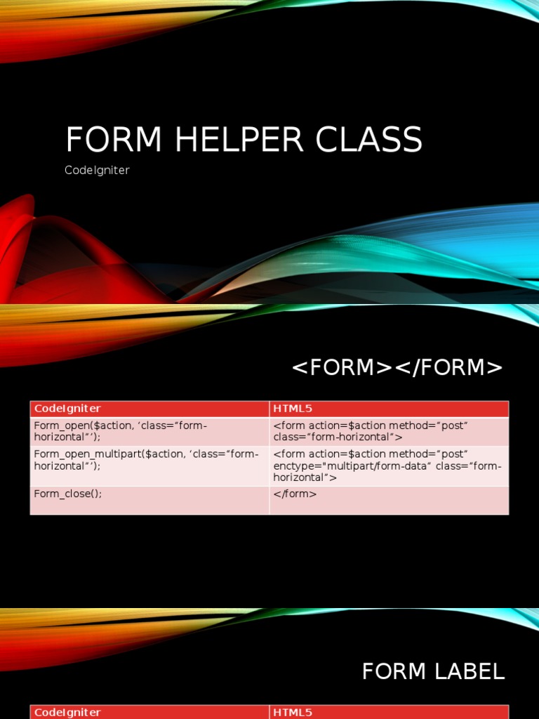 Form Helper Class | PDF | Software Development | Computing