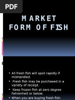 Market Forms of Fish and Fish Products | PDF | Fish | Steak