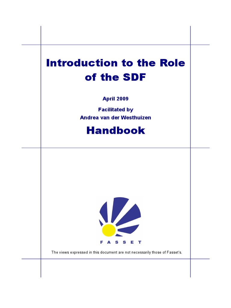 SDF 22 Manual | PDF | Accountant | Vocational Education