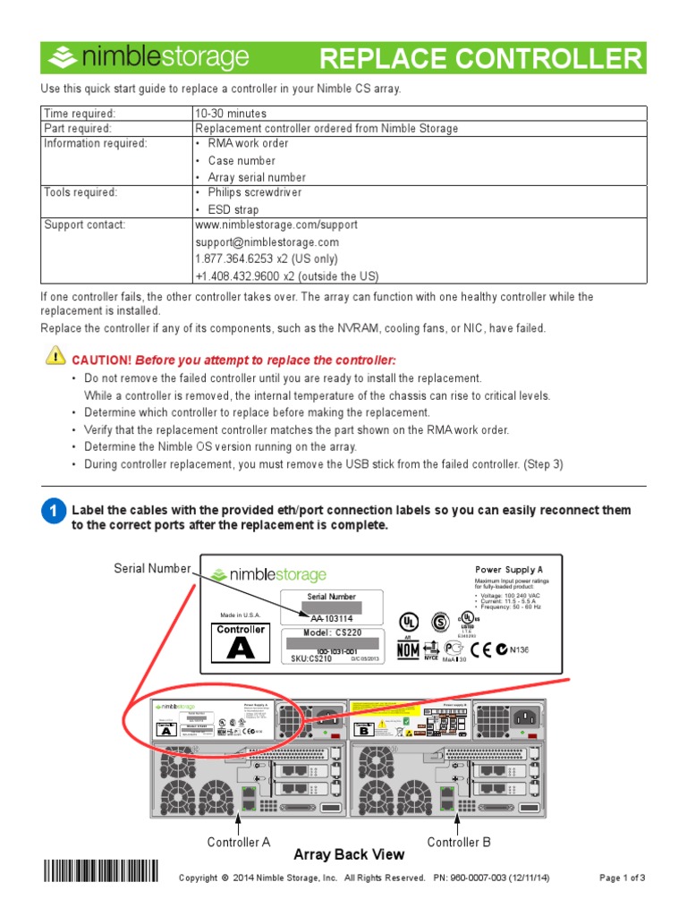 Nimble Replace Controller | PDF | Usb | Power Supply