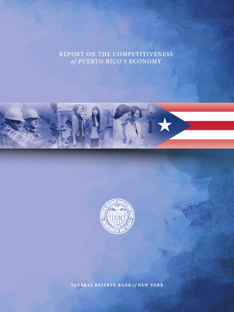 Report On The Competitiveness: of Puerto Rico'S Economy | PDF ...