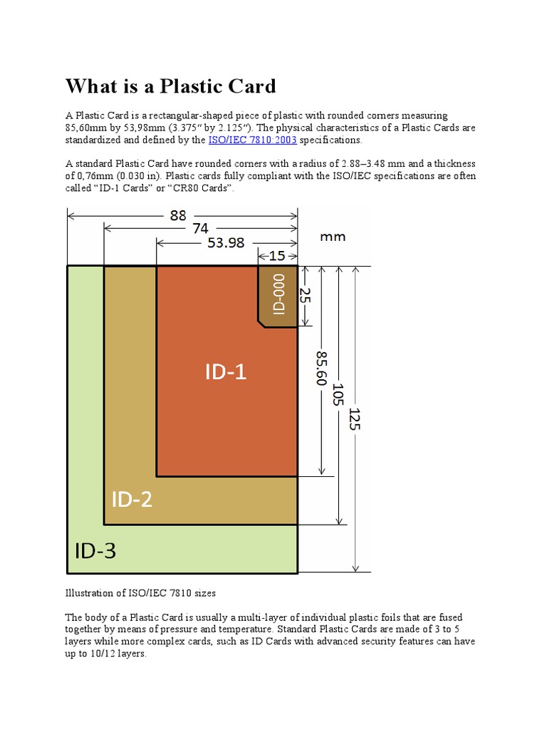 What Is A Plastic Card | Download Free PDF | Plastic | Polyvinyl Chloride