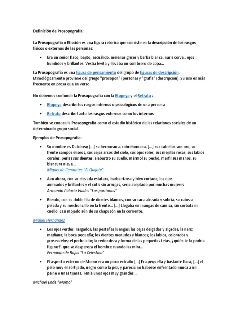 Definición de Prosopografía | PDF | Pelo