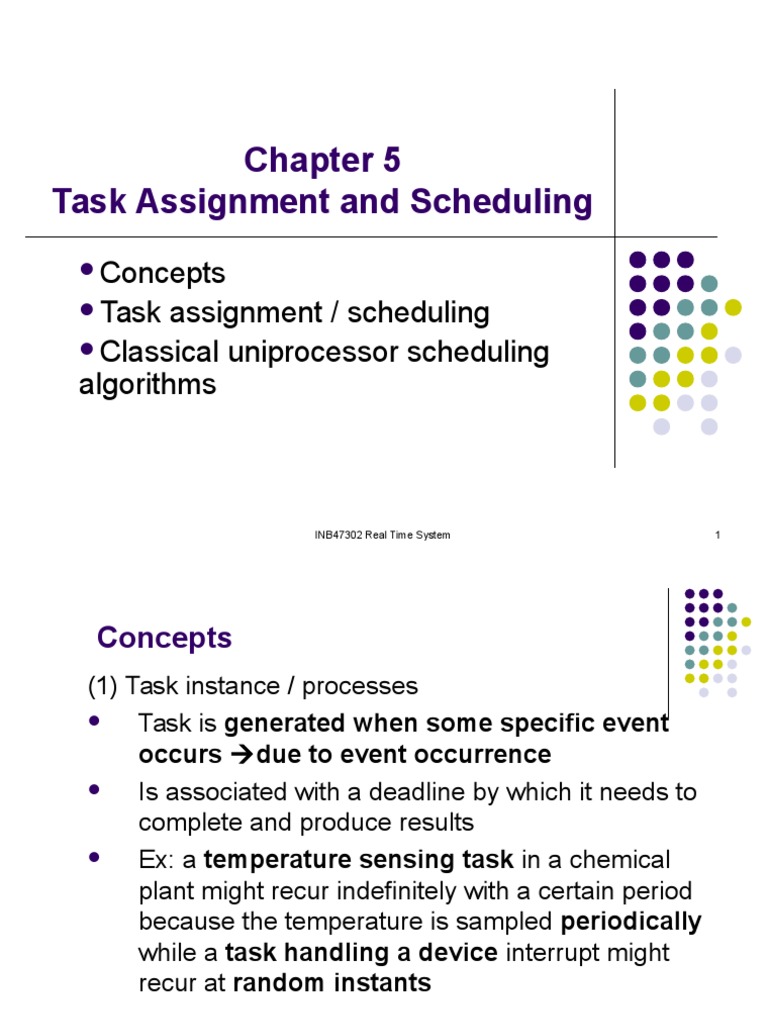 Chapter 5 Rts | PDF | Scheduling (Computing) | Real Time Computing
