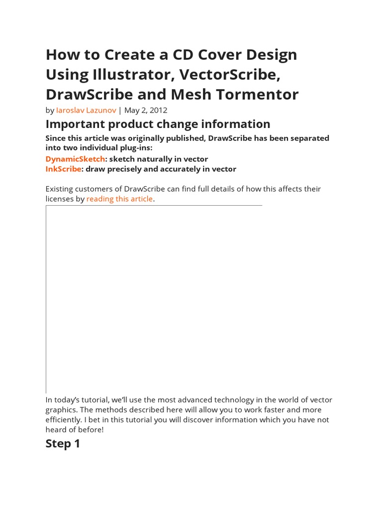 CD Cover Design with Illustrator | PDF | Adobe Illustrator | Shape