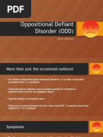 Oppositional Defiant Disorder Rating Scale - Preliminary Evidence of ...