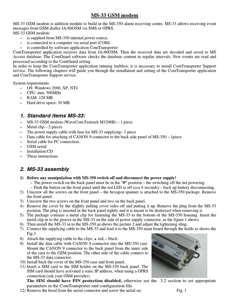 MS-33 Manual Inst en | PDF | Electrical Connector | Databases