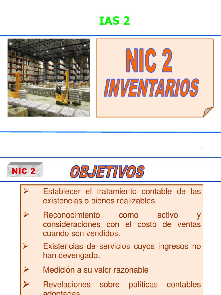 NIC 2 Existencias | PDF | Costo | normas internacionales de INFORMACION ...