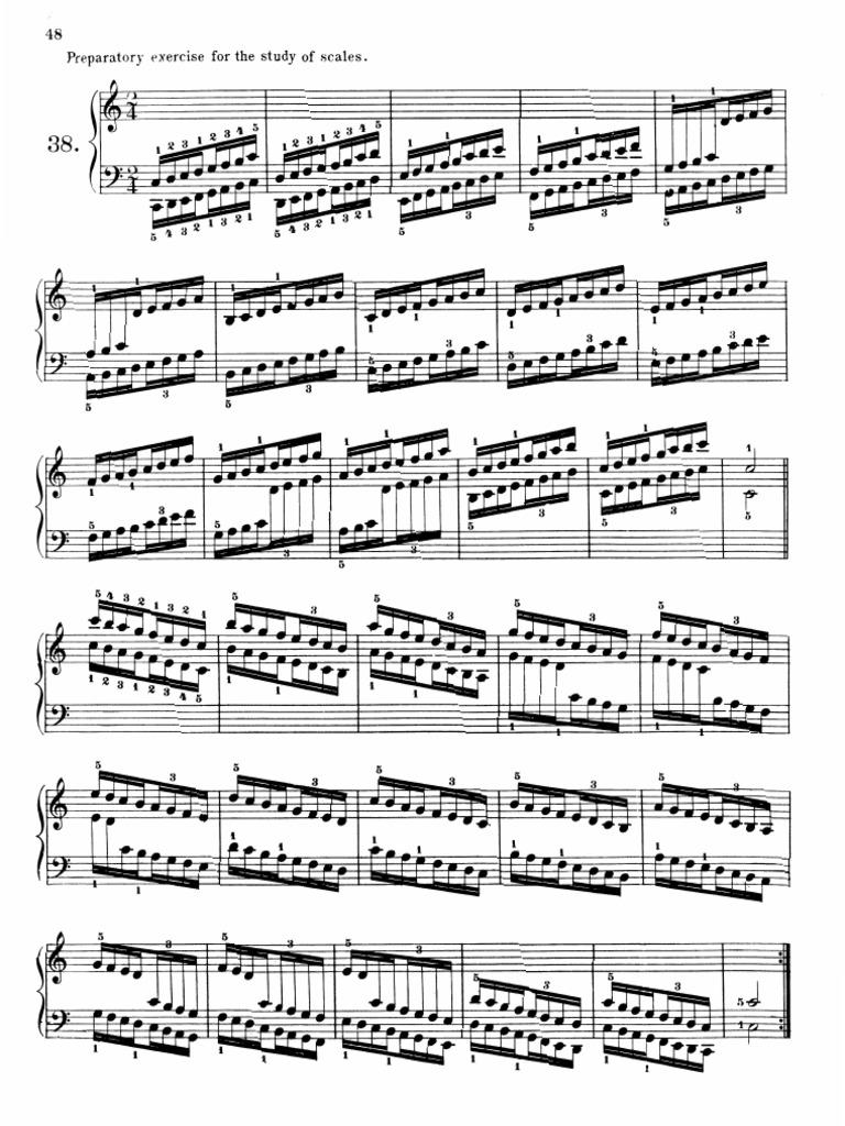 Ejercicios y Escalas de C y Am, F y DM | PDF | Minor Scale | Modernism ...
