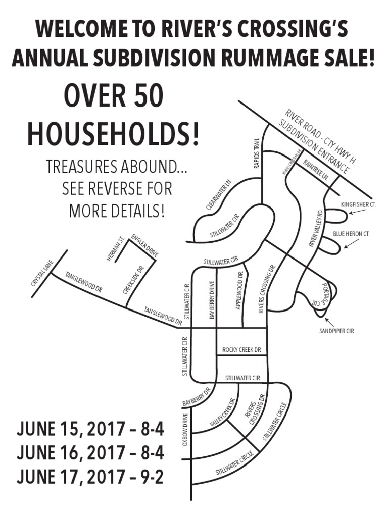 2017 Rummage Map | PDF