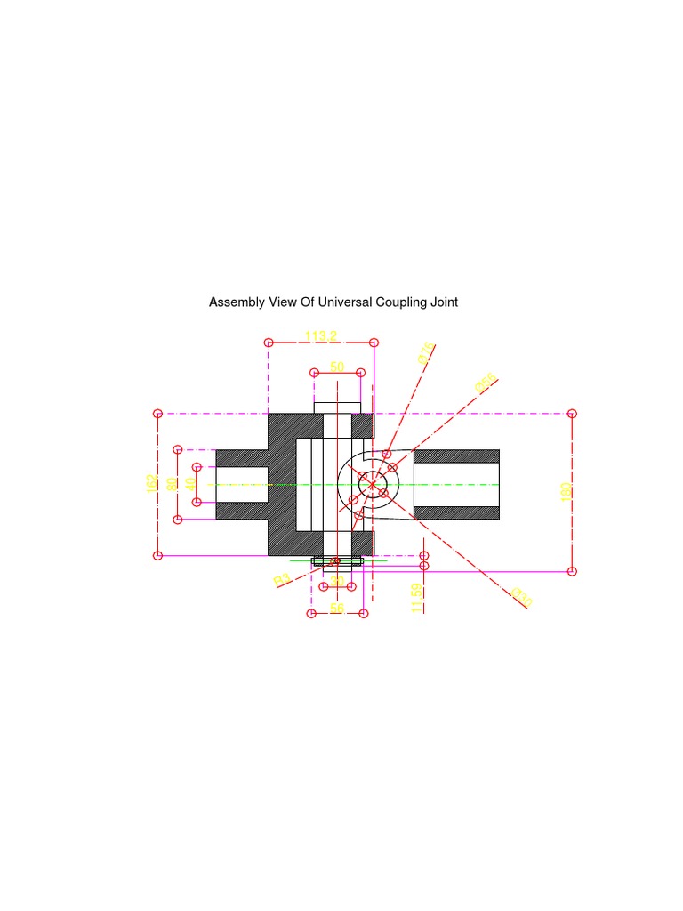 Assembly View of Universal Coupling Joint | PDF