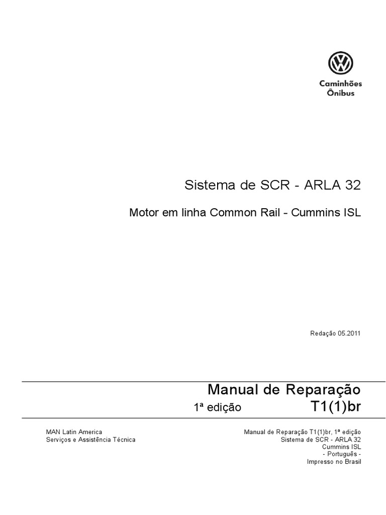 Volks Sistema de SCR - ARLA32 Motor Cummins ISL PDF | PDF | Airbag | Motores