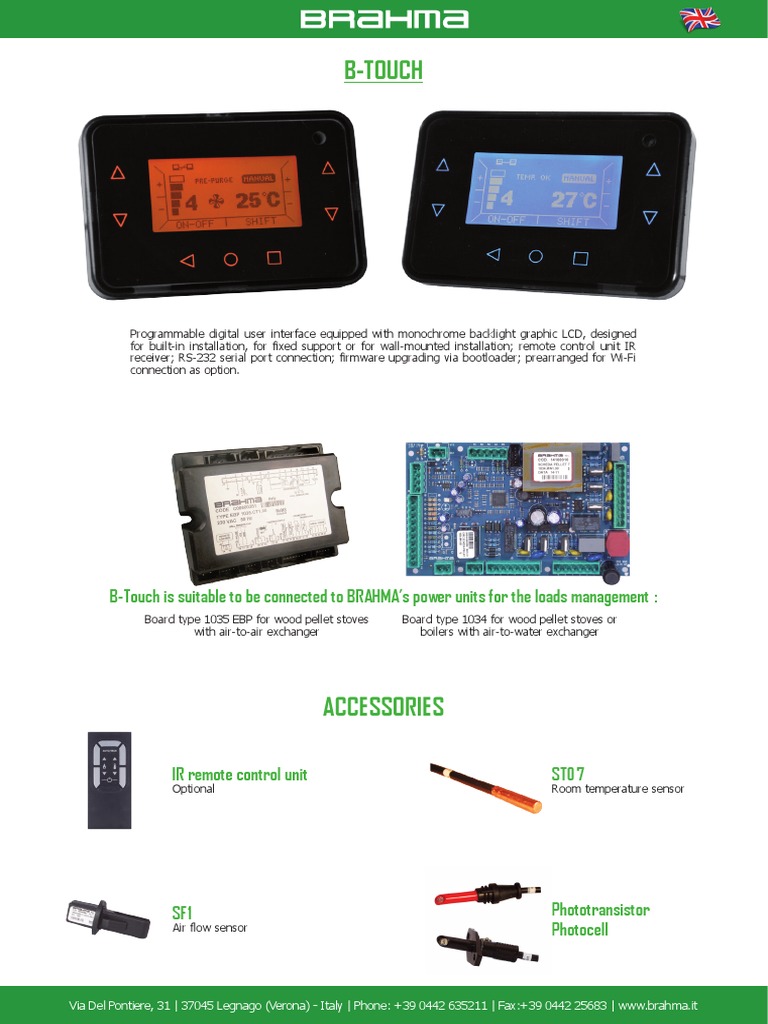 Brahma B Touch en PDF | PDF