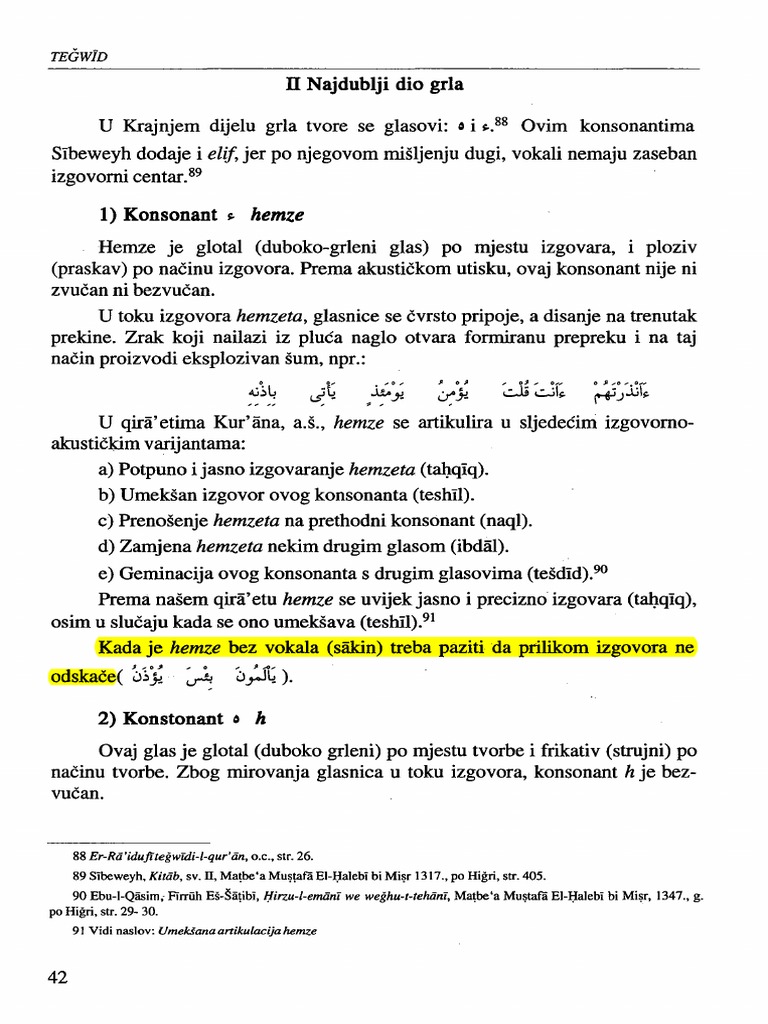 Izgovor Harfova | PDF