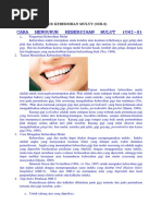 Indeks DMF-T Dan Def-T | PDF