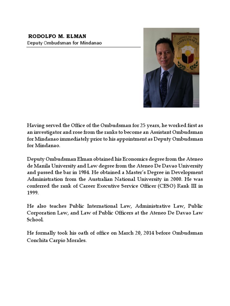 Rodolfo M. Elman | PDF