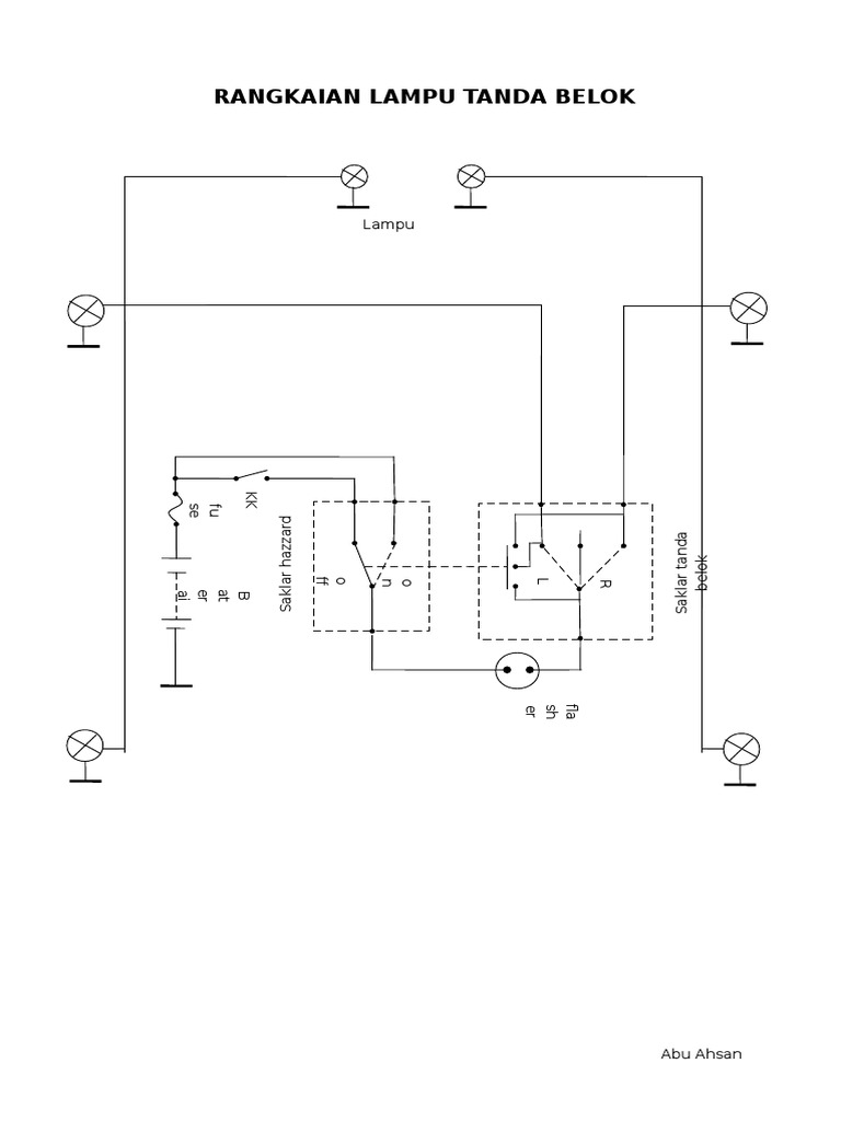 Rangkaian Tanda Belok | PDF