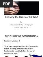RA 9262 Presentation | PDF