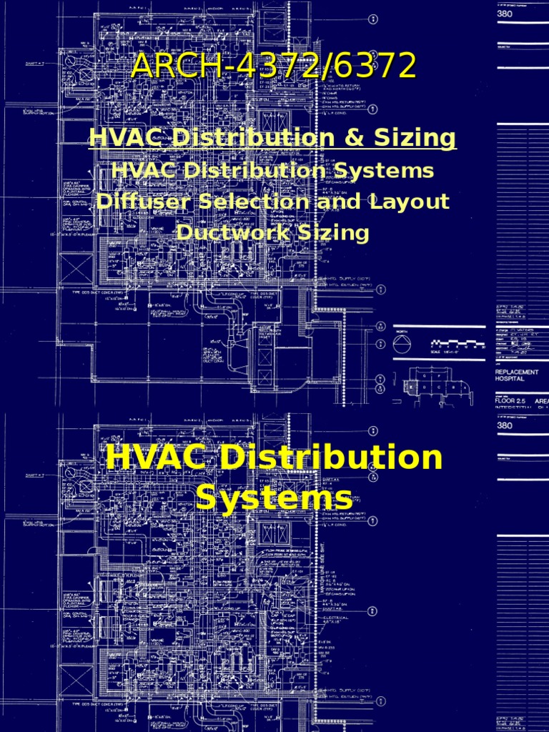 HVAC DistributionSystemsSizing | PDF | Hvac | Duct (Flow)