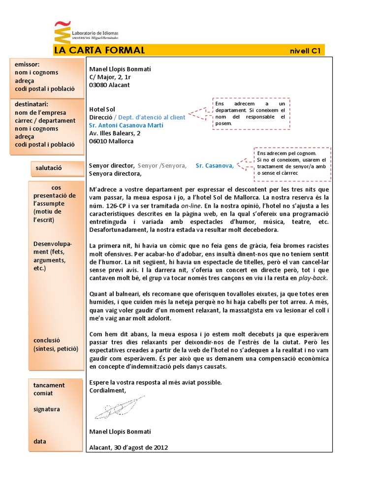 Carta Formal