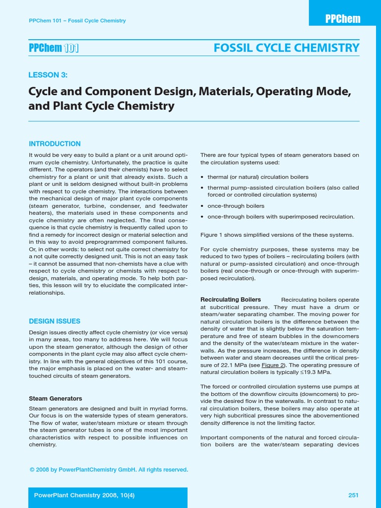 Lesson 3 Component Design, Operation, Materials, Operation Mode and ...