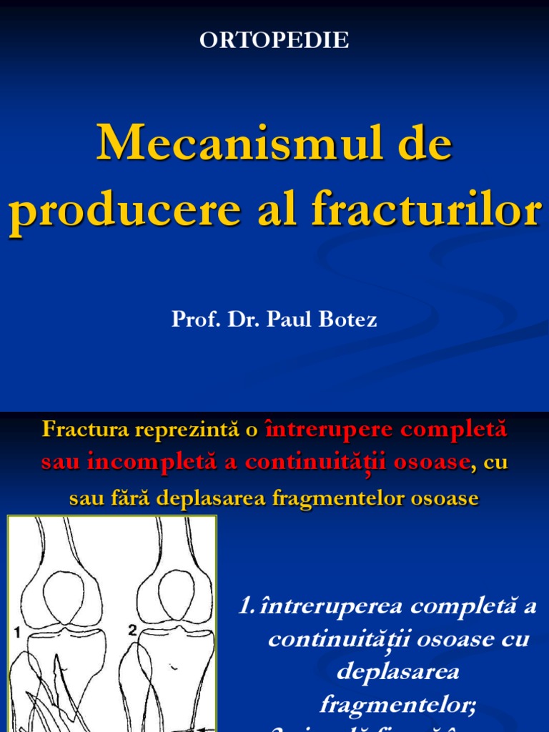 2.elemente de Patologie Traumatica Osoasa (Fracturi) | PDF