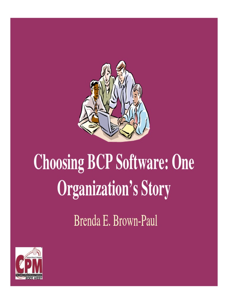 BCP Software Selection Guide | PDF | System Administrator | Application ...