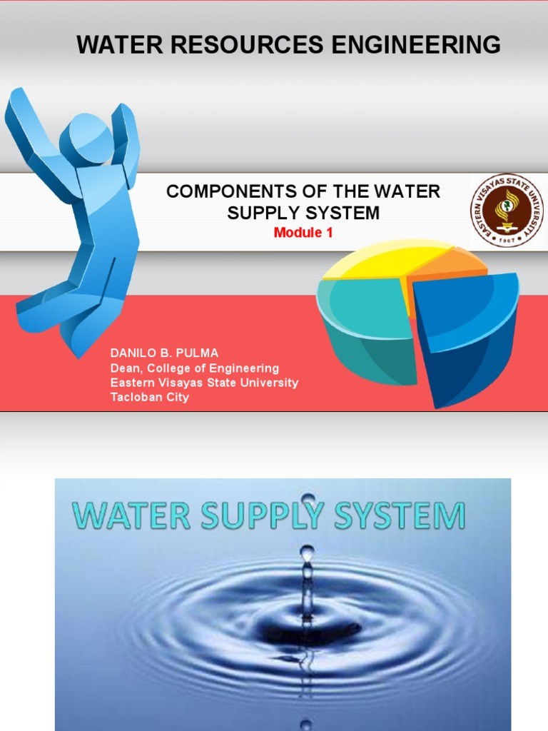 1. Components of Water Supply System | Pump | Chlorine