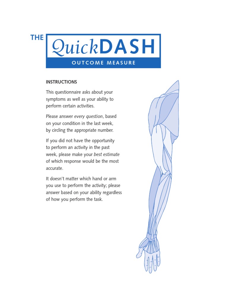 Quickda SH: Outcome Measure | PDF | Wellness | Medical