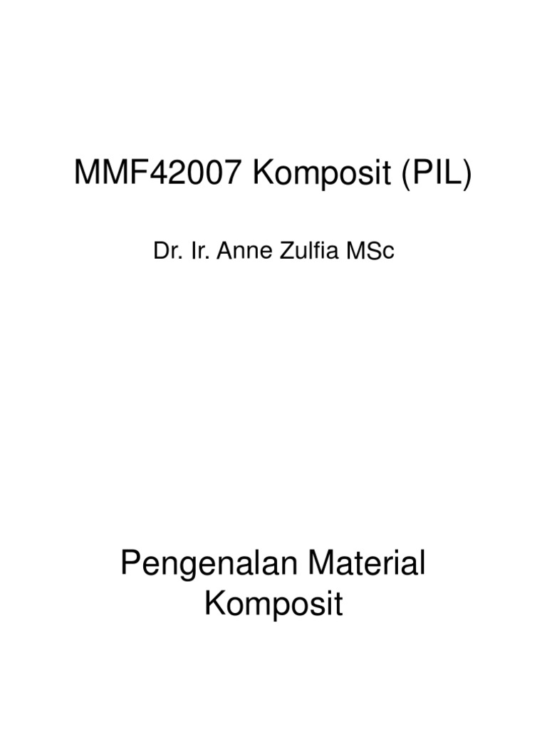 Composites Intro Pdf Composite Material Strength Of Materials